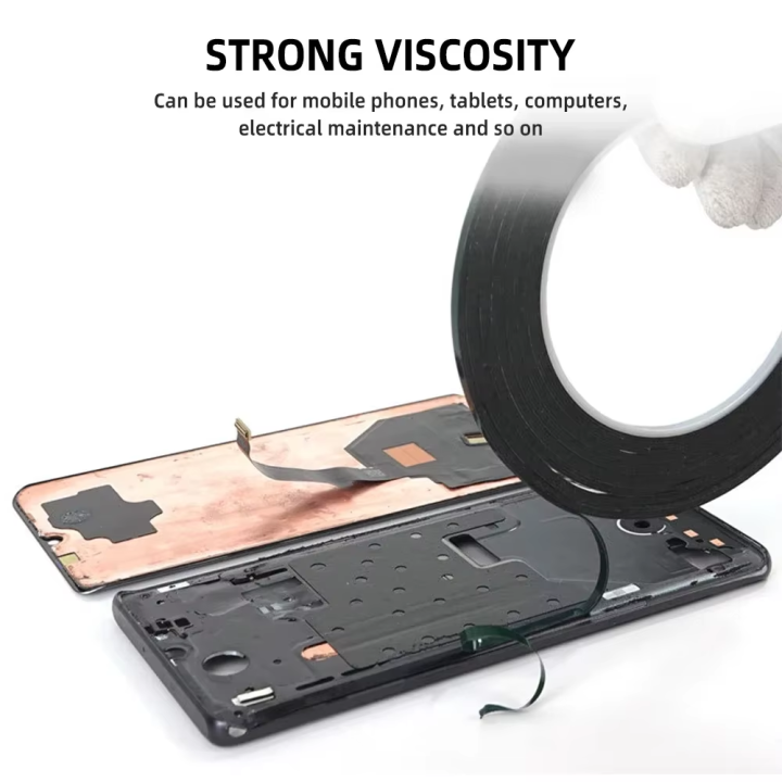 3M Green Film Black Adhesive High Adhesion Double Sided Tape Computer ...