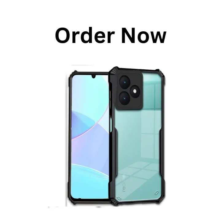 Realme C51/C53/Note 50 Ipaky Shockproof Hybrid Armor Back Case Full ...