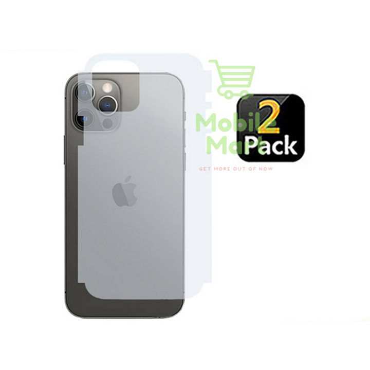 Apple iPhone 12 Pro Max Back Matte Skin Protector (Pack of 2 ...