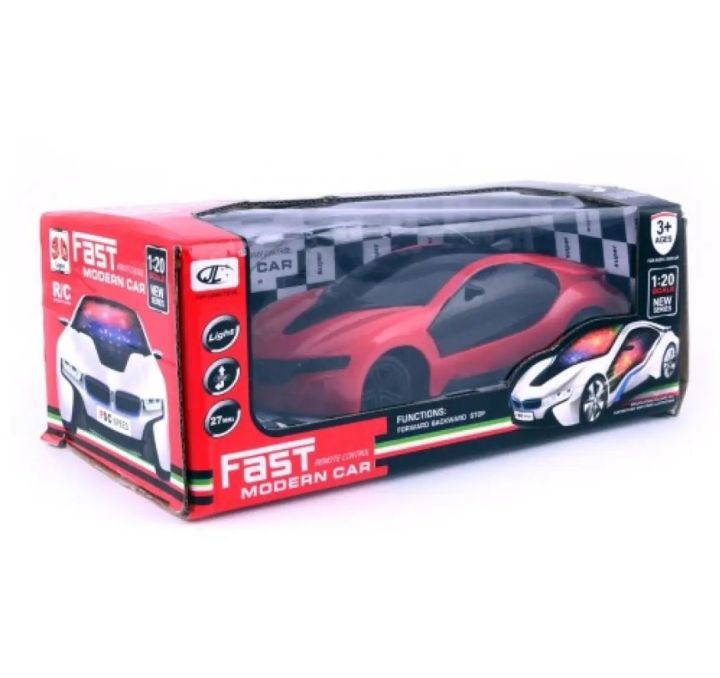 Fast Modern Car 2 Function Radio and Remote Control Sedan Car with 3D ...