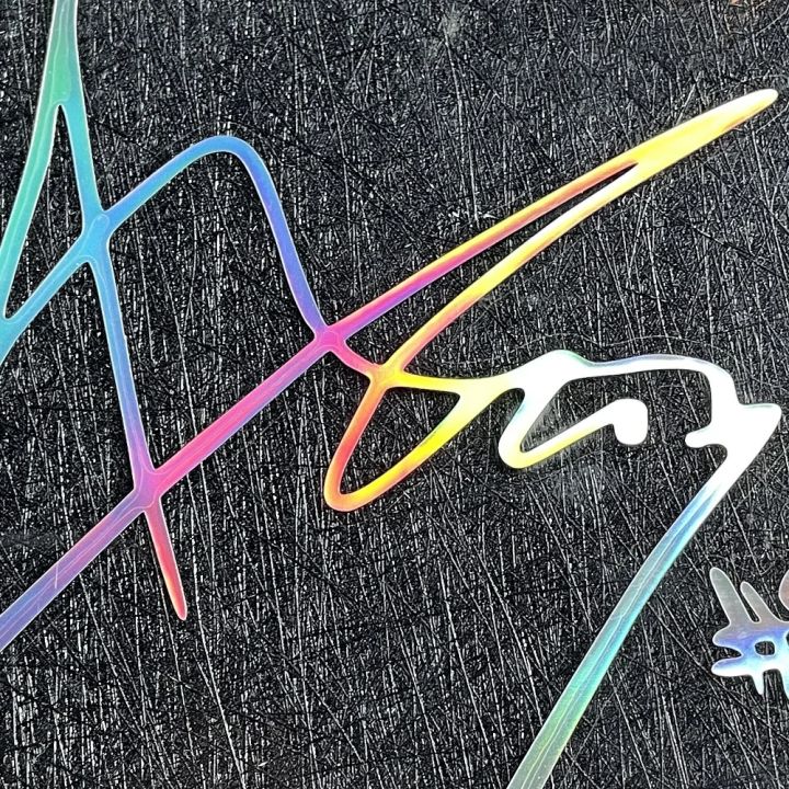 MOTO GP Racer #93 Signature Stickers Motorcycle Helmet Reflective Decal ...