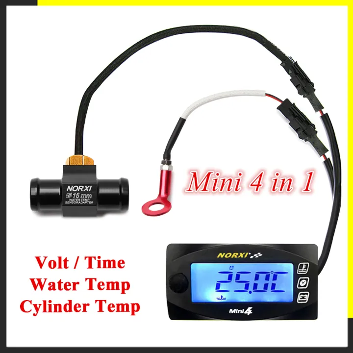 Mini 4 DUAL temp meter digital universal Water temperature Cylinder ...