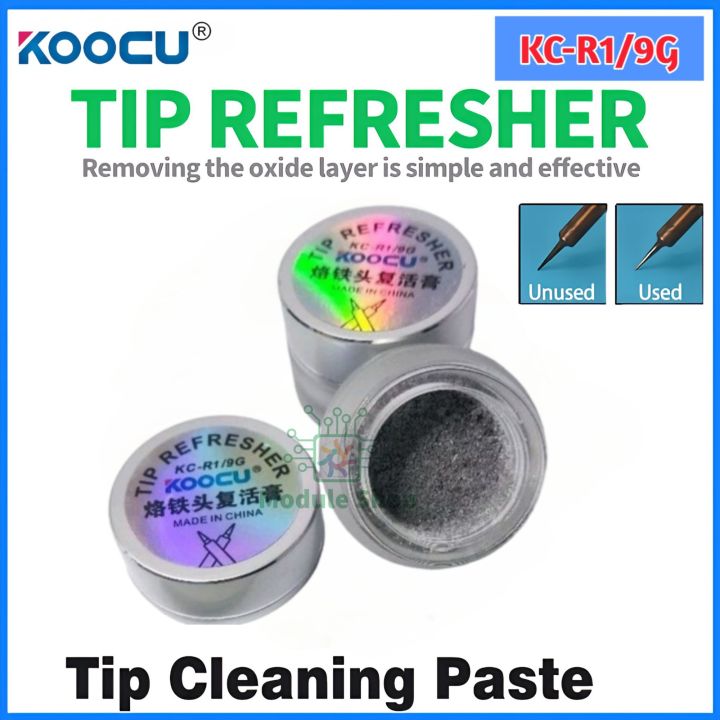 Koocu KC-R1-9G Soldering Iron Tip Cleaner Refresher For Remove The ...