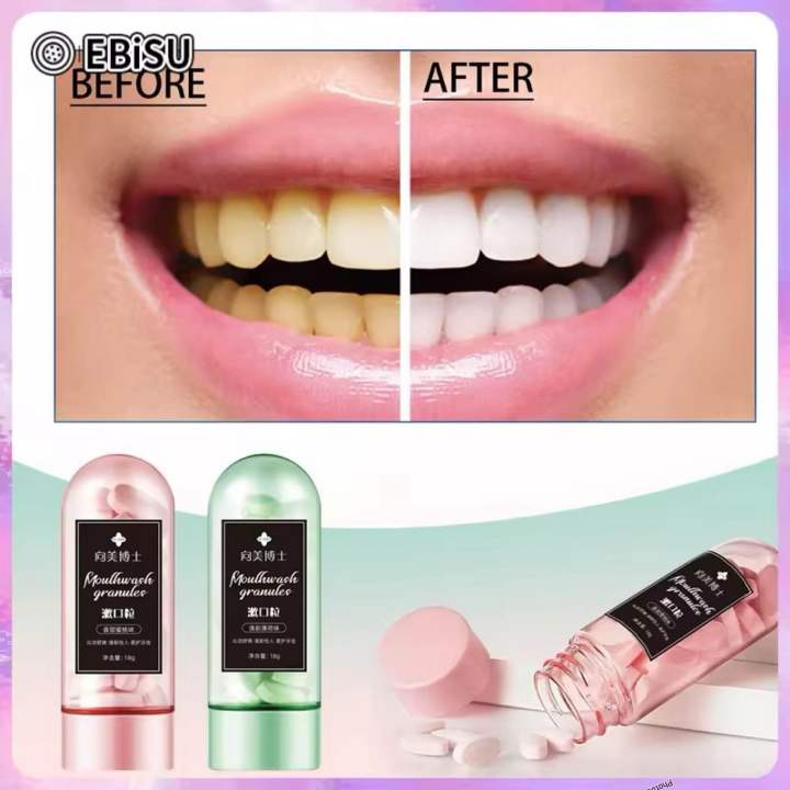 ToothPaste Tablets Convenient Gum Protection Pellets, Portable Solid ...