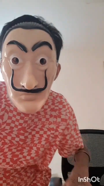 Money Heist Salvador Dali Mask | La Casa De Papel Iconic Cosplay Mask ...