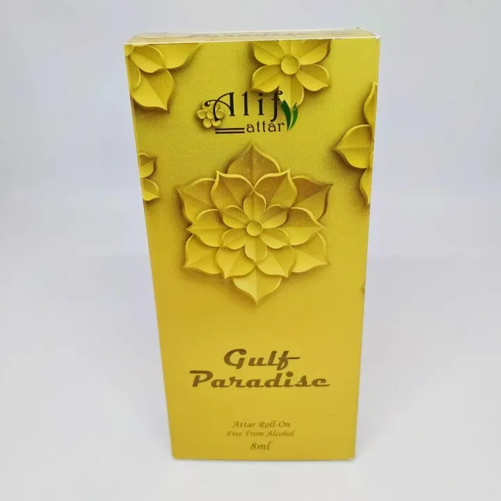 Alif Gulf Paradise Attar Perfume Oil Long Lasting Halal Roll On ...