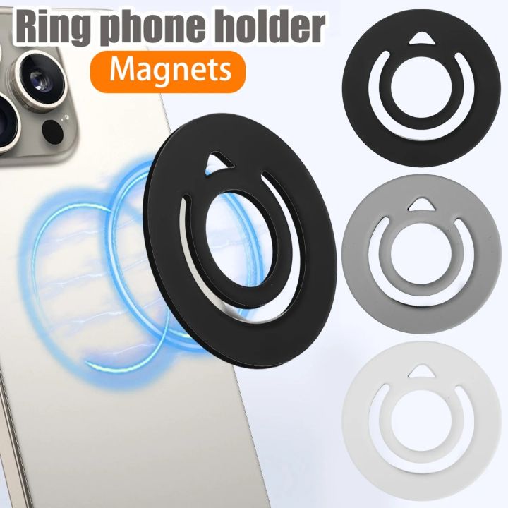 Universal Magnetic Silicone Finger Ring Grip Double-Side Strong Magnet ...