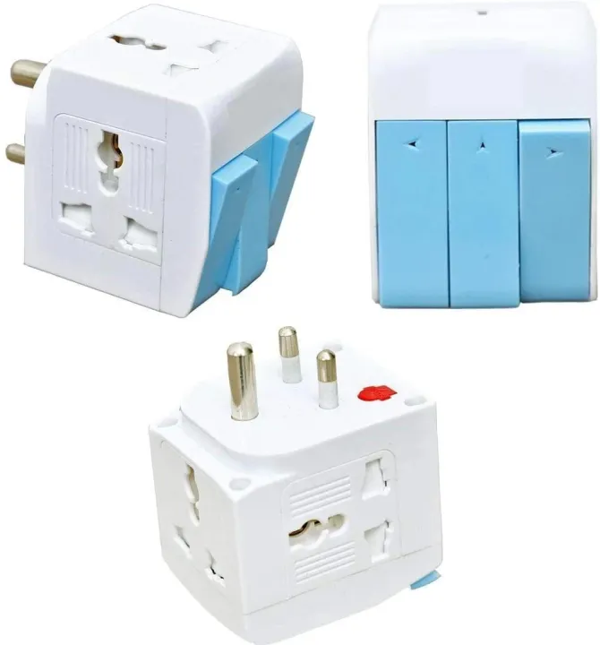 Multi Plug - Multi Socket (5A Round Pin) Universal Plug Adapter | Daraz.lk
