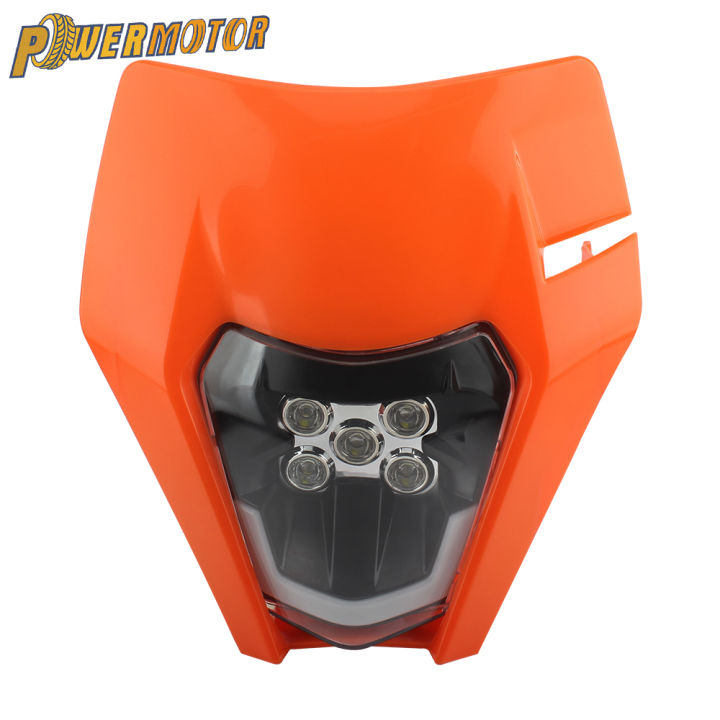 For KTM Headlight Plate Motorcycle LED EXC 300 XC SX 125 250 350 450 ...