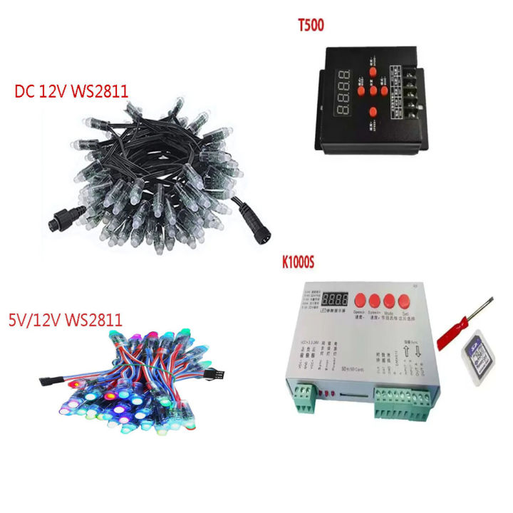 T1000S T500 SD card controller WS2812B,WS2811,APA102,T1000S WS2813 LED ...