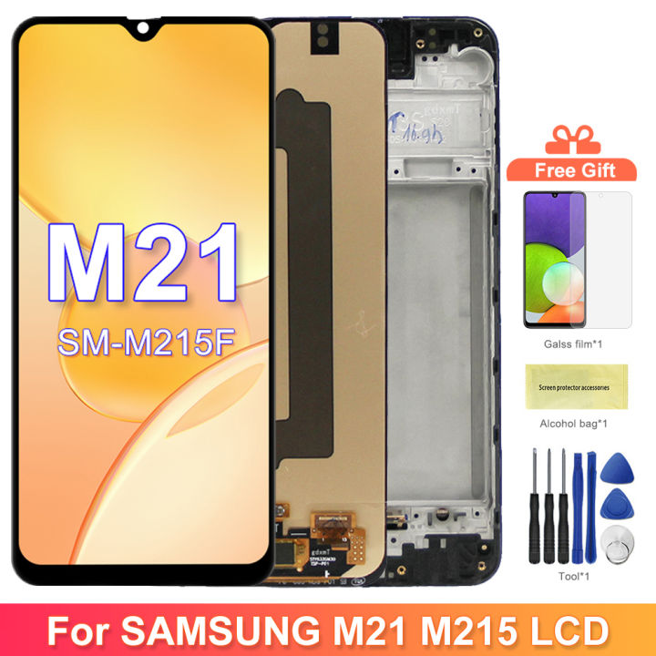 6.4'' Super AMOLED M21 Display, for Samsung Galaxy M21 M215 M215F M215F/DS Lcd Display Touch ...