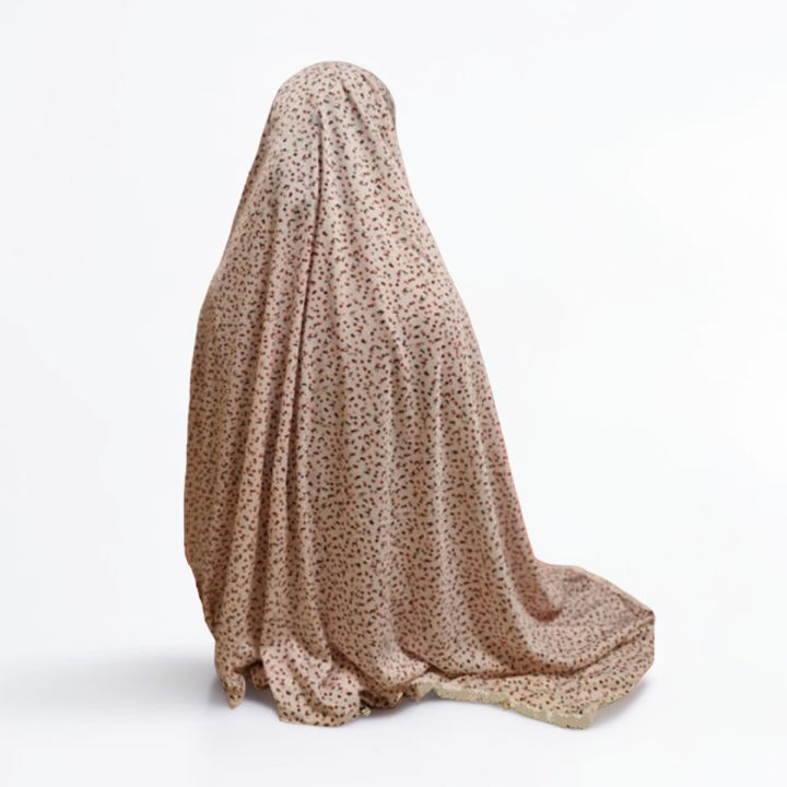 Stitched Namaz Chadar Prayer Shawl with Sleeves for Women and Girls ...