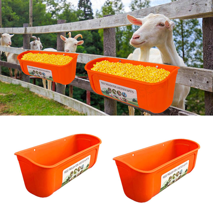 1Pc Duck Feeder Trough No Waste Goat Duck Waterer Bucket Trough Poultry ...