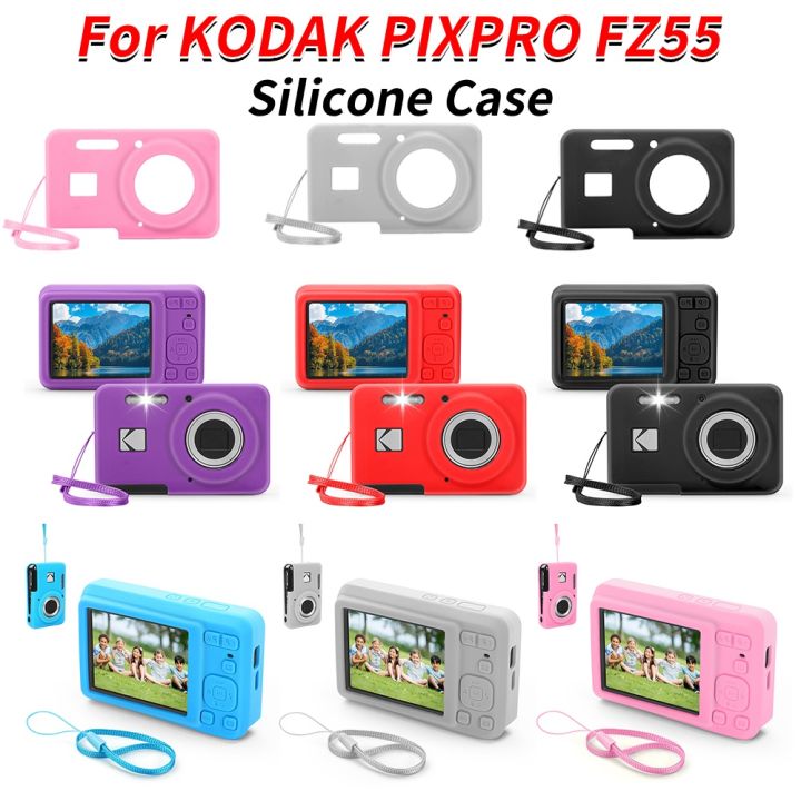 For kodak PIXPRO FZ55 Digital Camera Cover with Lanyard Slim Fit Camera ...