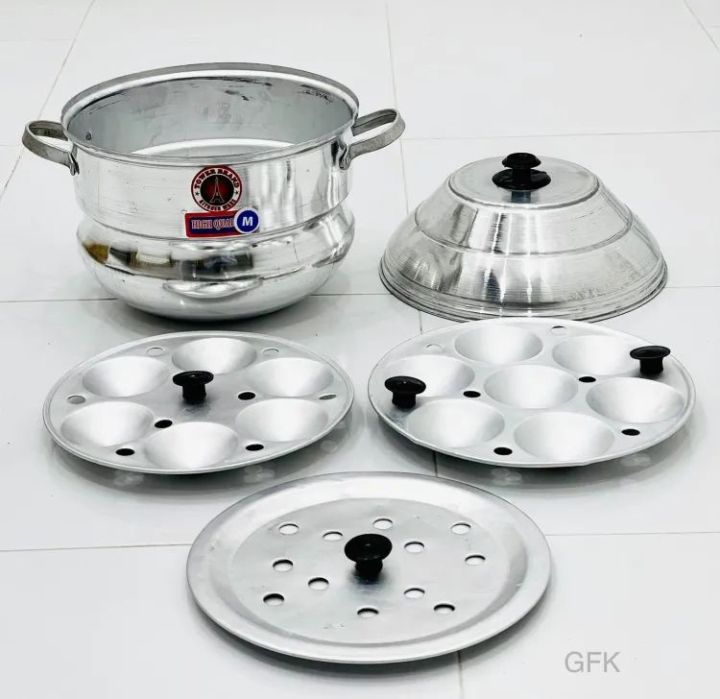 Latest Aluminium Non Stick Idli Maker/Cooker And Steamer Pot Pan Best ...
