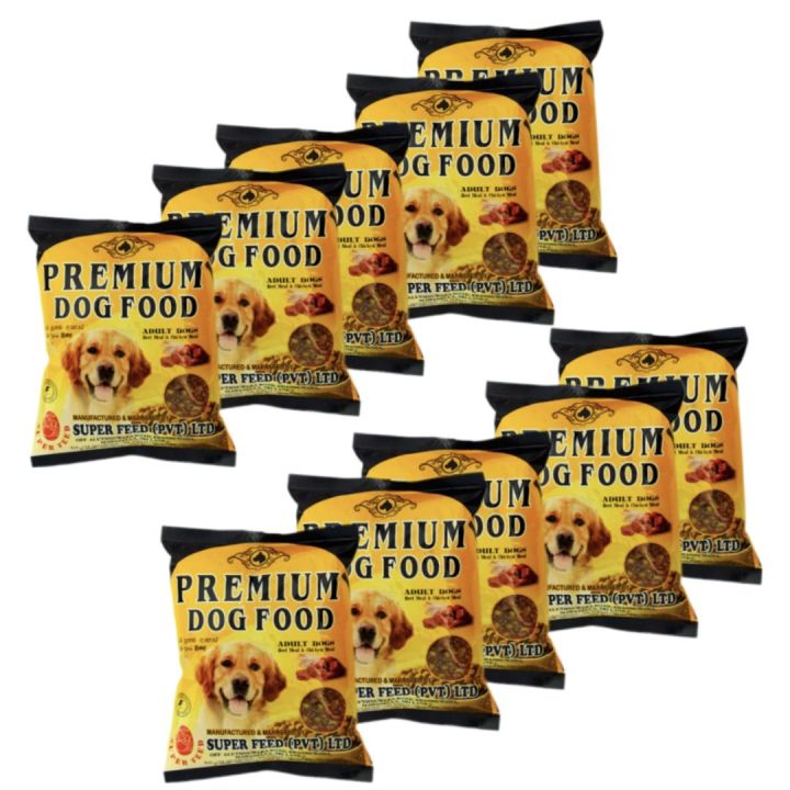 Premium Adult Dog Dry Food 400g X 10 Packs (4Kg) | Daraz.lk
