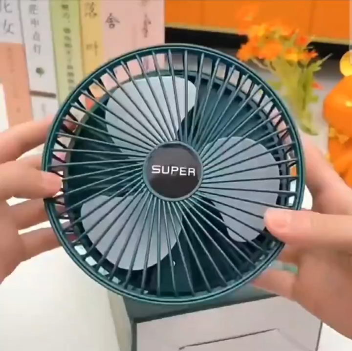 New Foldable Telescopic USB Electric Fan Mini Rechargeable Table Fan ...