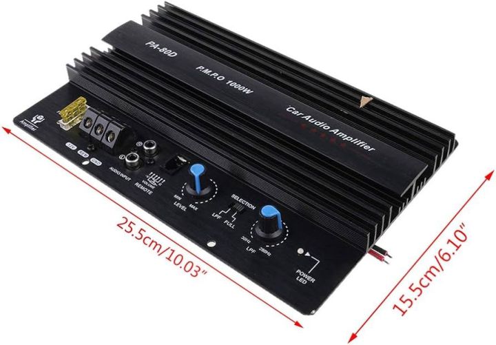 Car 10 Inch 12 Inch Subwoofer Amplifier Motherboard 12V High-Power Car ...