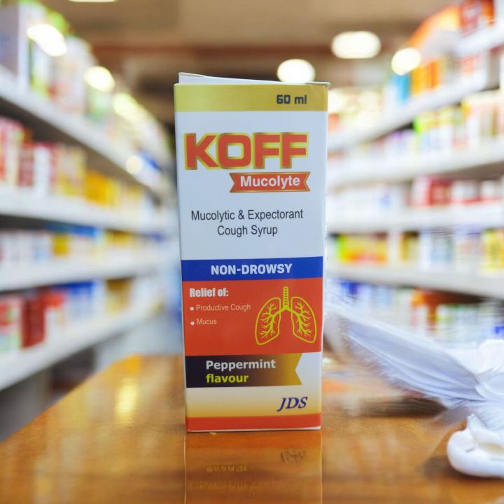 KOFF Mucolytic Syrup | Shop.com.mm