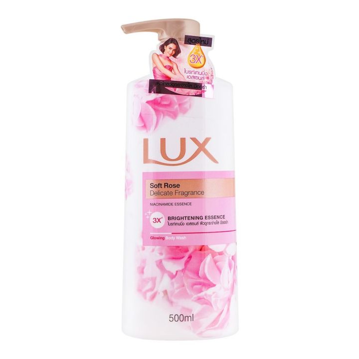 International Thailand Product lux Soft Rose Delicate Fragrance Brightening Essence body wash ...