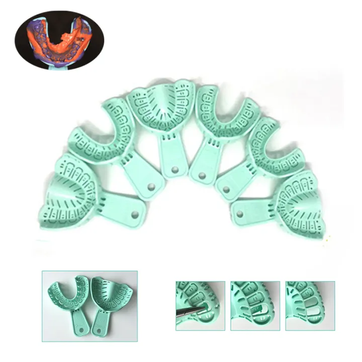 6Pcs Dental Implant Tray Impression Trays Removable Dental Implant ...
