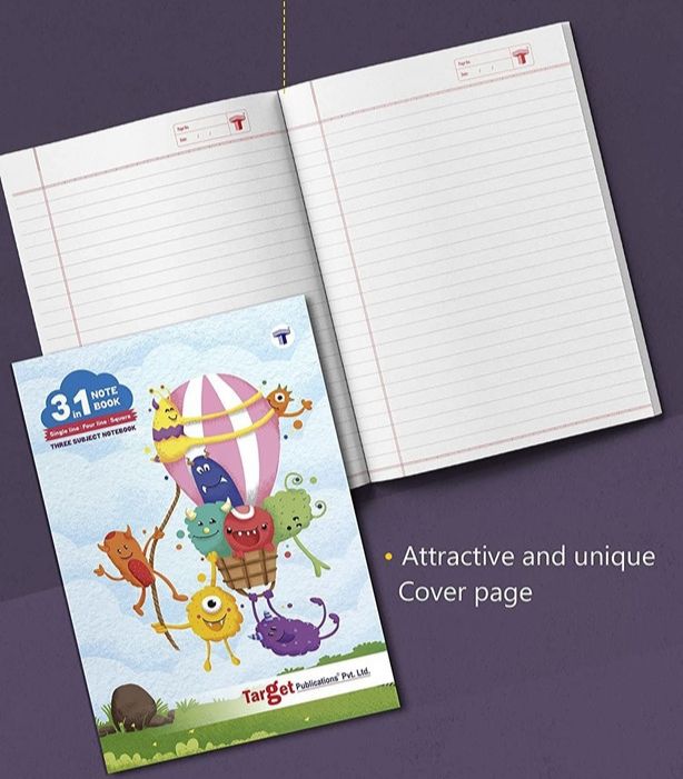 Notebook Copy Strong Binding Attractive and Unique Cover Page Kids Copy ...