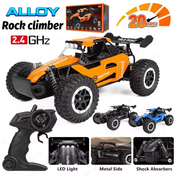 1:16 20KM/H 2WD RC Car With LED Remote Control Cars High Speed Drift ...