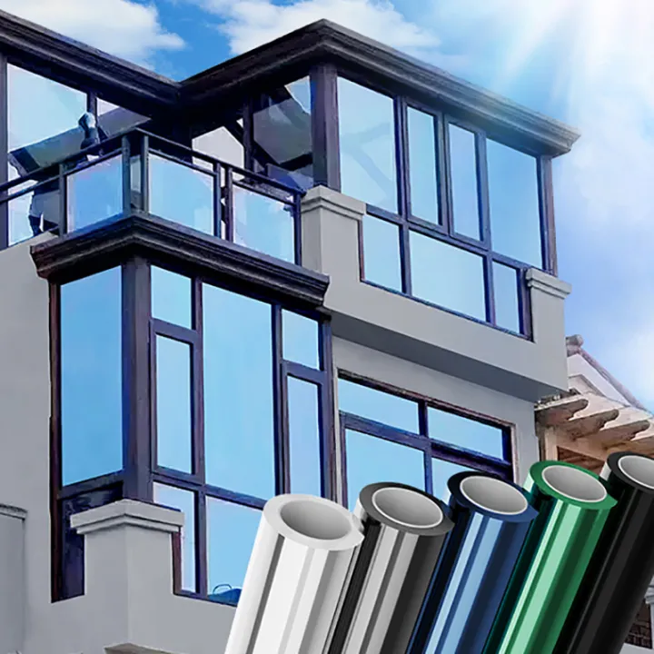 Anti Look Window Privacy Film Adhesive Vinyl Mirror Foil One Way Car ...