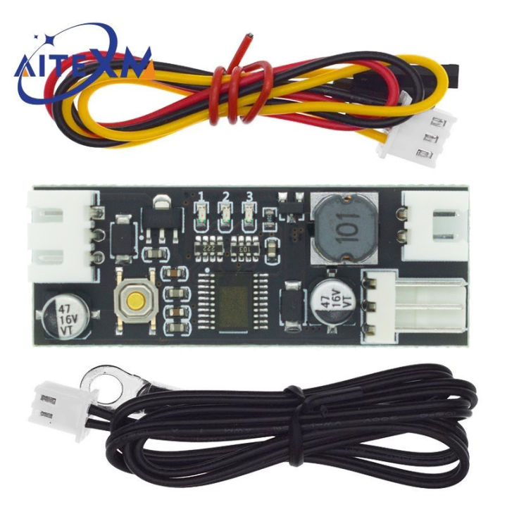 Single 12V 0.8A DC PWM 2-3 Wire Fan Temperature Control Speed ...