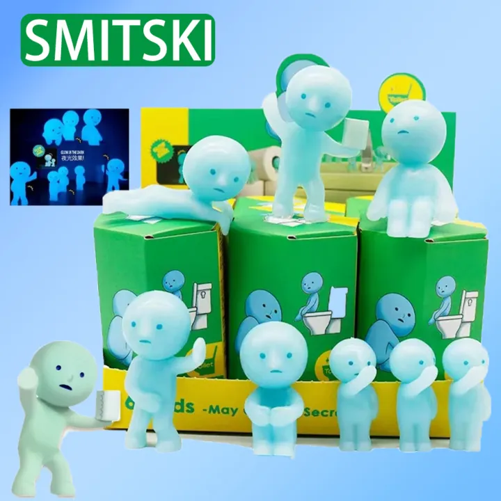 A SMISKI Multiple Series Noctilucent Green Doll Blind Mystery Box ...