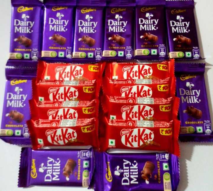Chocolate set dairy milk kit kat set birthday gift anniversary gift ...