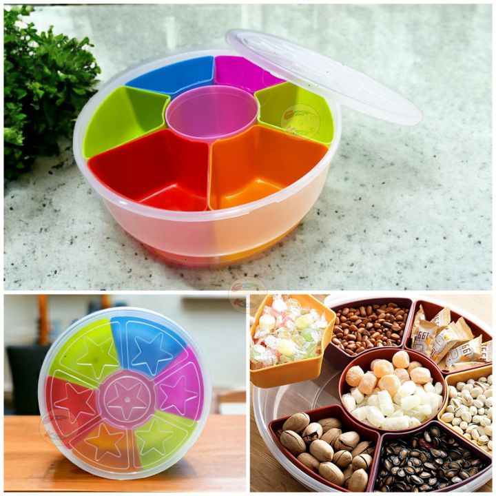 *6 Portion Removable Multi Purpose Dry Fruits Box* | Daraz.pk