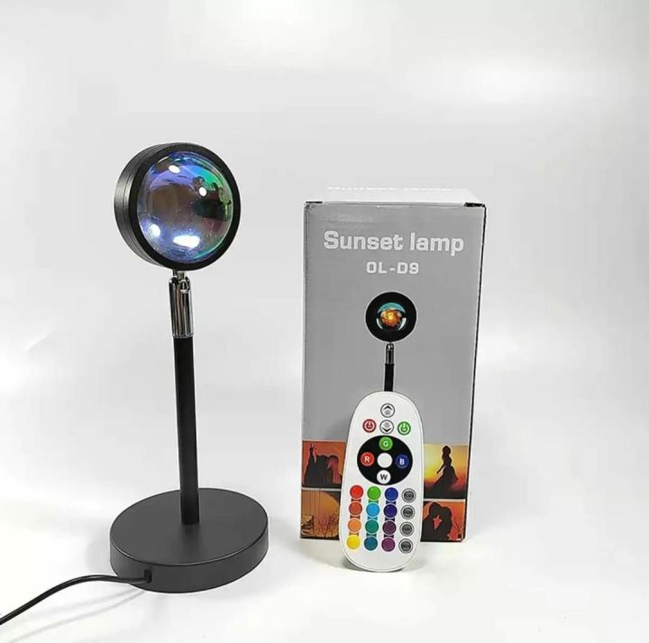 RGB Sunset Lamp Projector 16 Colors Changing remote control | Mobile ...