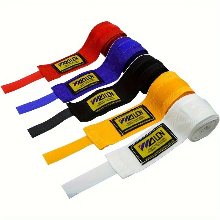 2PCS 1.5/2/3/5M Boxing Training Bandages Cotton Sports Bandages Sanda ...