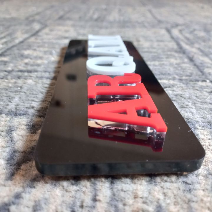 Fancy bike plate/bike fancy plate/bike name plate/bike number plate ...