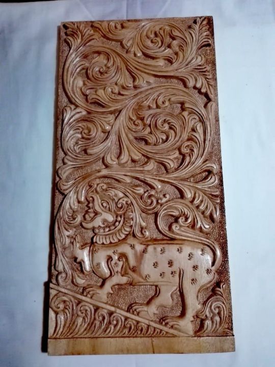 Made Of Mahogany Wood #wood Carving #wall Decor | Daraz.lk