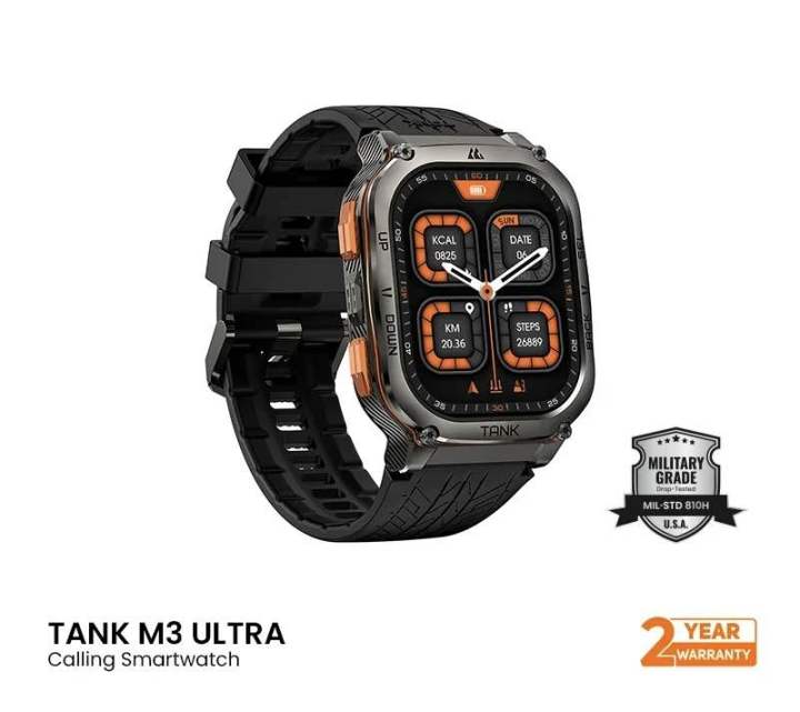 Kospet Tank M3 Ultra 5 ATM & IP69K Dive-Proof Smart Watch - Black ...