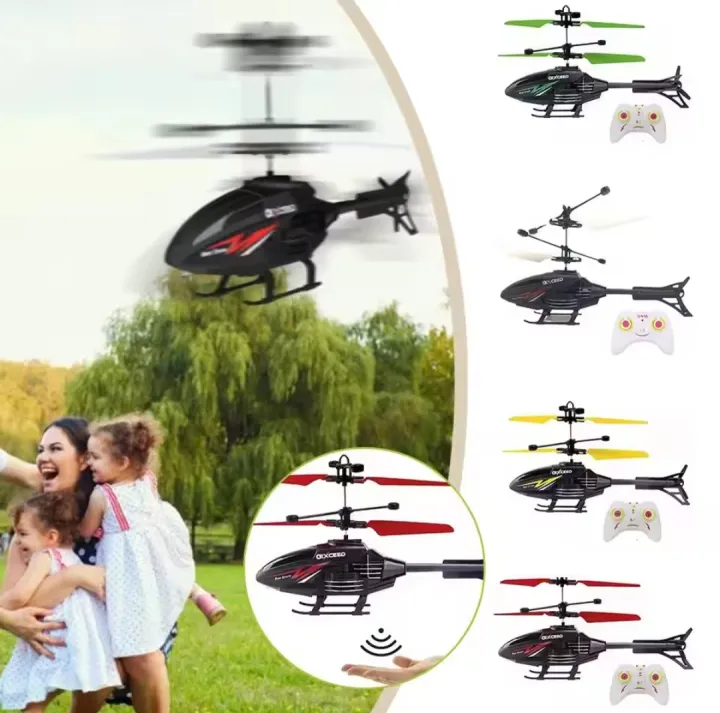 Remote Control Helicopter 2 Channel RC Helicopter Toys for Kids Flying ...