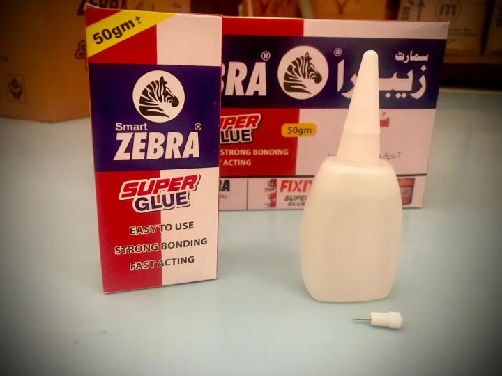 Smart Zebra Super Glue , Easy To Use Strong Bondig (50 GM pack) | Daraz.pk