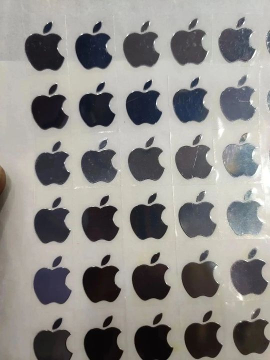5 pcs apple logo stickers (all colors available) for mobile laptop tab ...