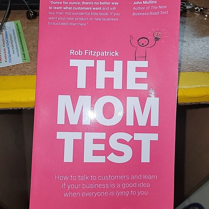 The Mom Test By Rob Fitzpatrick | Daraz.com.bd