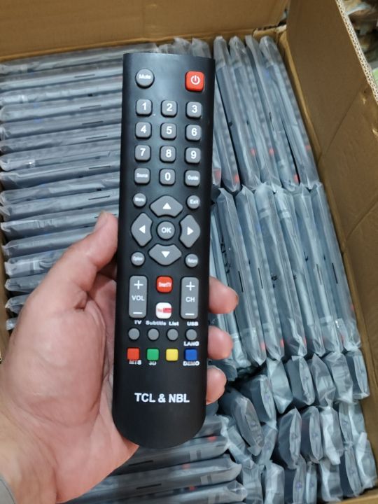 TCL Smart LED TV Remote Control Comand With Social Buttons YouTube ...