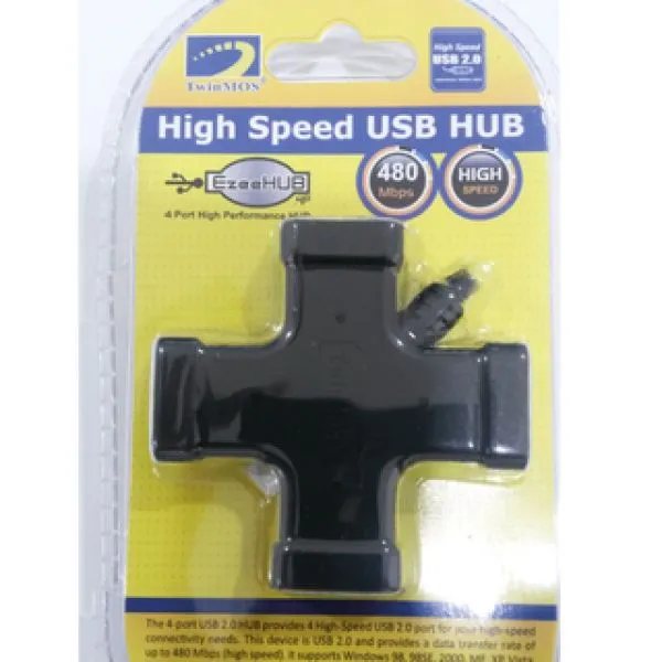 Twinmos 4 Ports High Speed USB Hub - EzeeHUB-24P | Daraz.com.bd