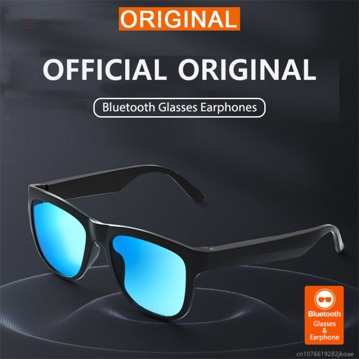 New C8 Smart Wireless Bluetooth Sunglasses Headphone Blue Light Eyes Protection Earphone Sports ...
