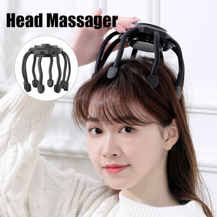 Octopus Head Massager Portable Electric Scalp Massager Deep Relaxation ...