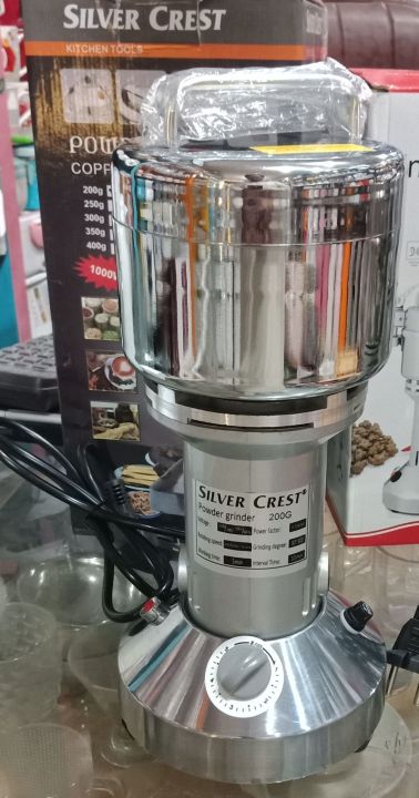 Silver Crest Powder Grinder for Cereal, Grain Spices Machine available ...