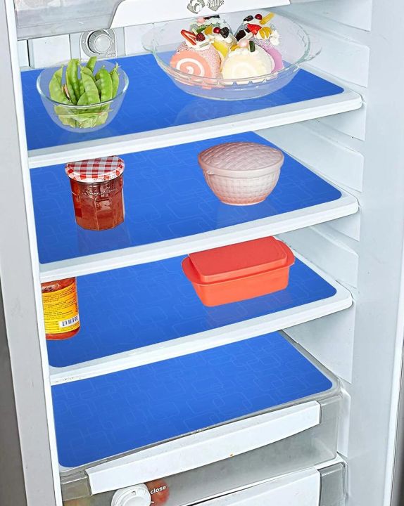 Anti-Bacterial Fridge Mat Non-Stick Roll PVC Fridge Sheet Of Size 45× ...