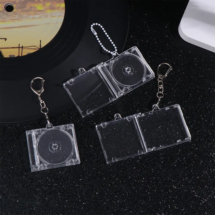 Peripheral Commemorative Blank Album Mini CD Case Keychain CD Player ...