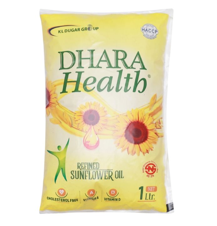 Dhara Health Sunflower Oil 1 Ltr ( Pack of 2) | Daraz.com.np