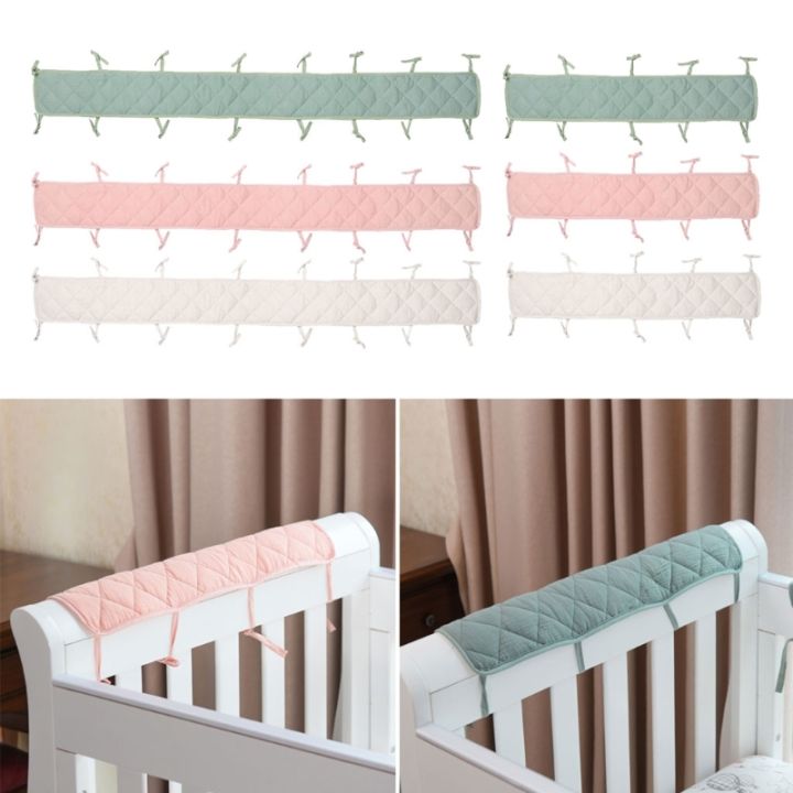 Crib Bumper Baby Cot Bumper Wrap Around for Protection Safe Teething ...